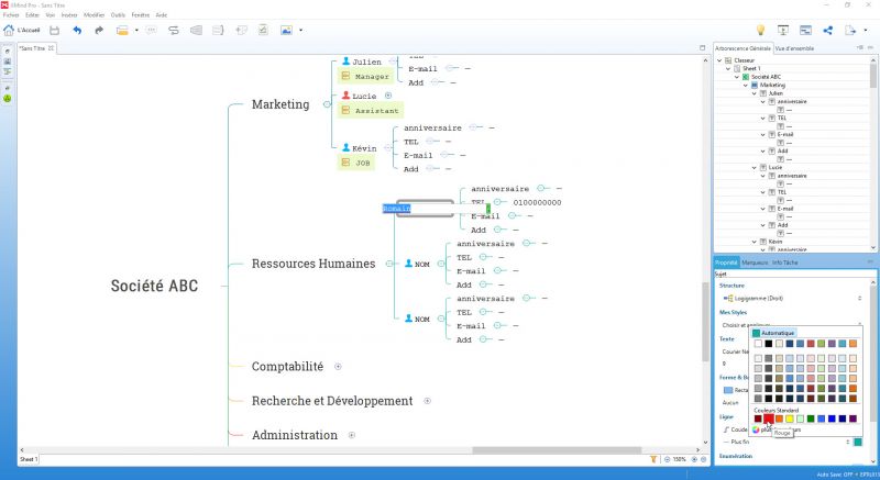 Comment créer un organigramme avec XMind
