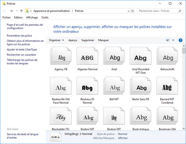 Comment installer une nouvelle police dans Microsoft Word