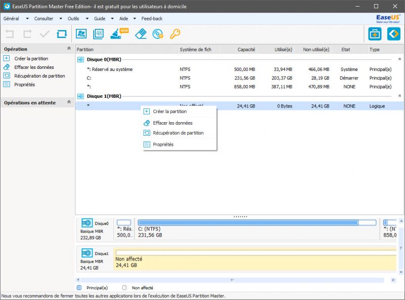 Comment créer et gérer ses partitions de disque avec EaseUS Partition ...
