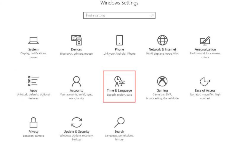 Comment mettre Windows 10 en français